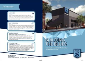 Building The Blues Brochure - Sturt Football Club