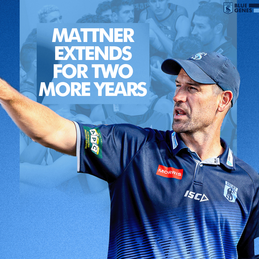 Club Statement: Mattner Locked for Two Years - Sturt Football Club