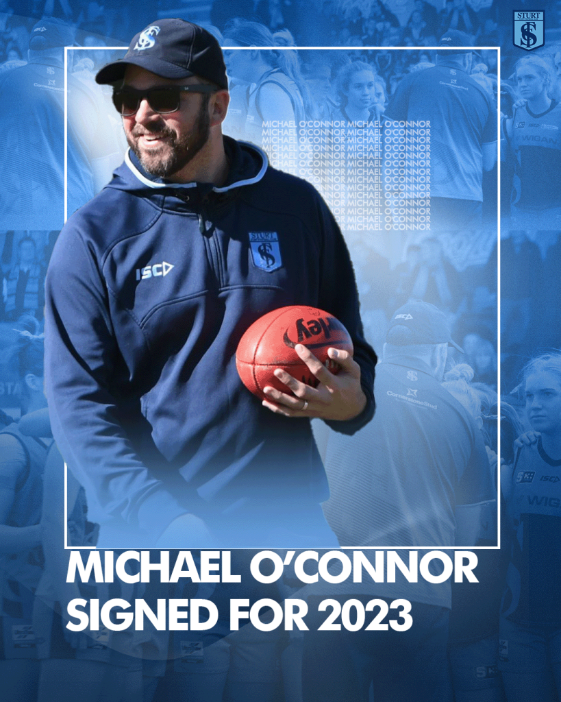 Michael O'Connor signed - Sturt Football Club