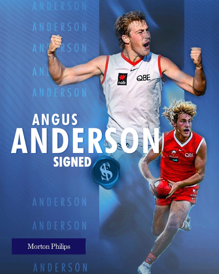 SIGNED: Welcome Angus Anderson - Sturt Football Club