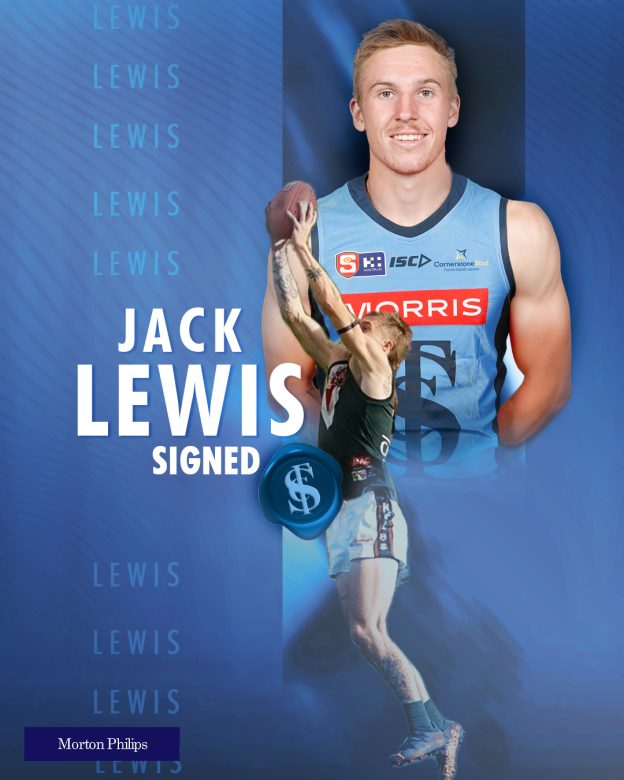 SIGNED: Welcome, Jack Lewis - Sturt Football Club