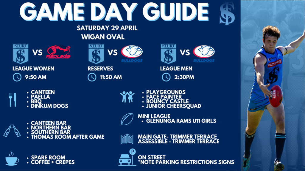Game Day Guide | 29 April - Sturt Football Club