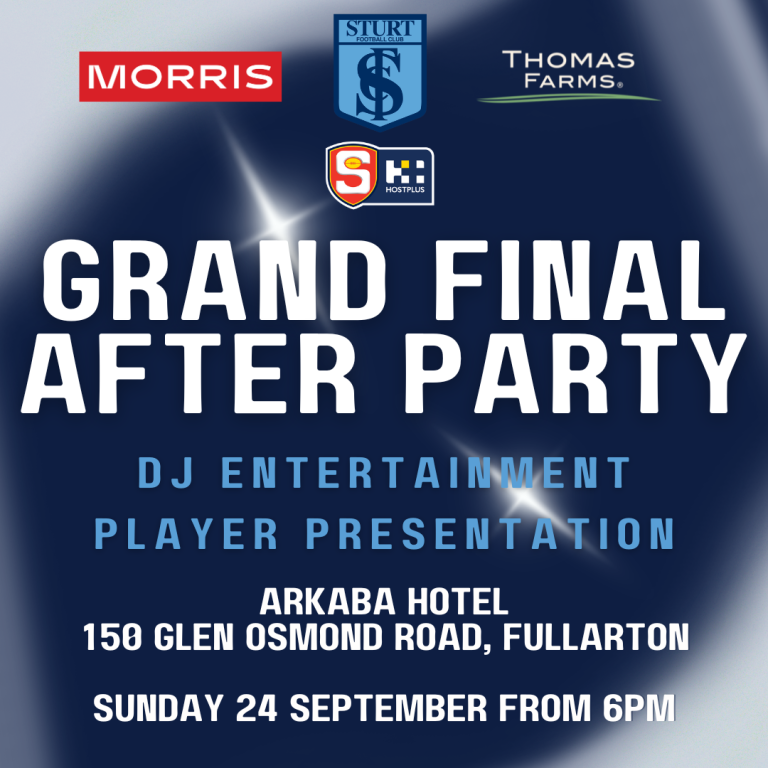 2023 SANFL Finals Information - Sturt Football Club