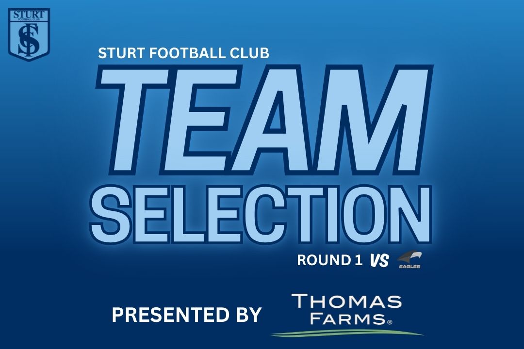 Team Selection Round 1 - Sturt Football Club
