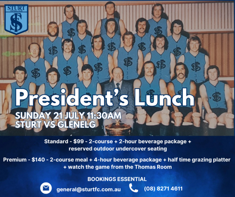 Sturt Events - Sturt Football Club