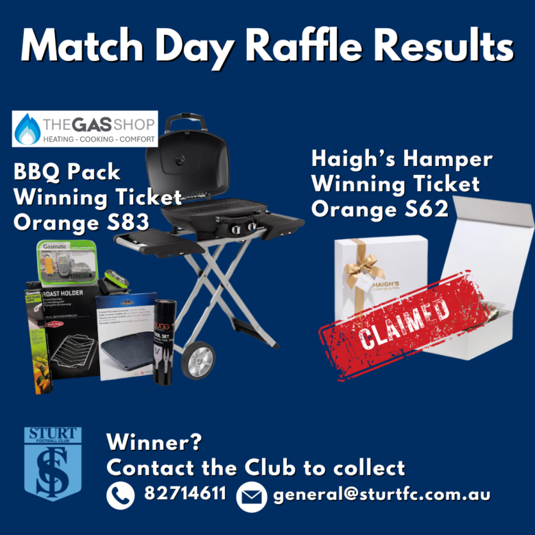 Raffle | Round 19 - Sturt Football Club