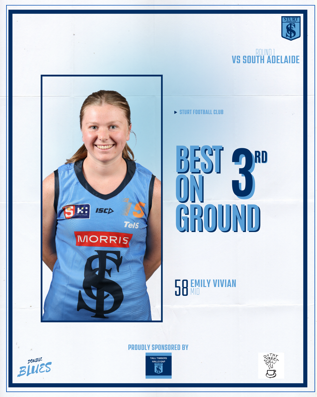 Best on Ground # 3 - Sturt Football Club