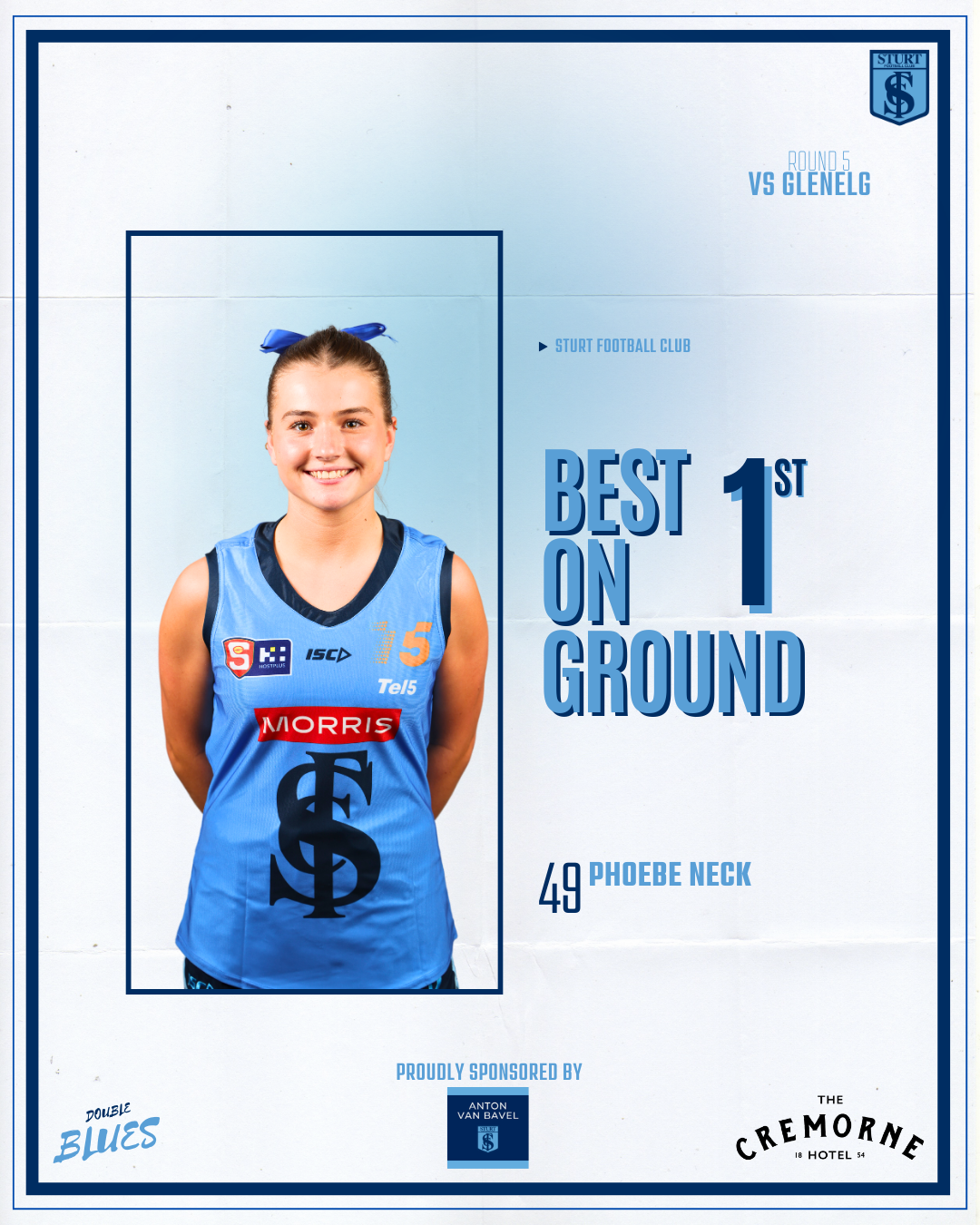 Best On Ground 1st Development - Sturt Football Club