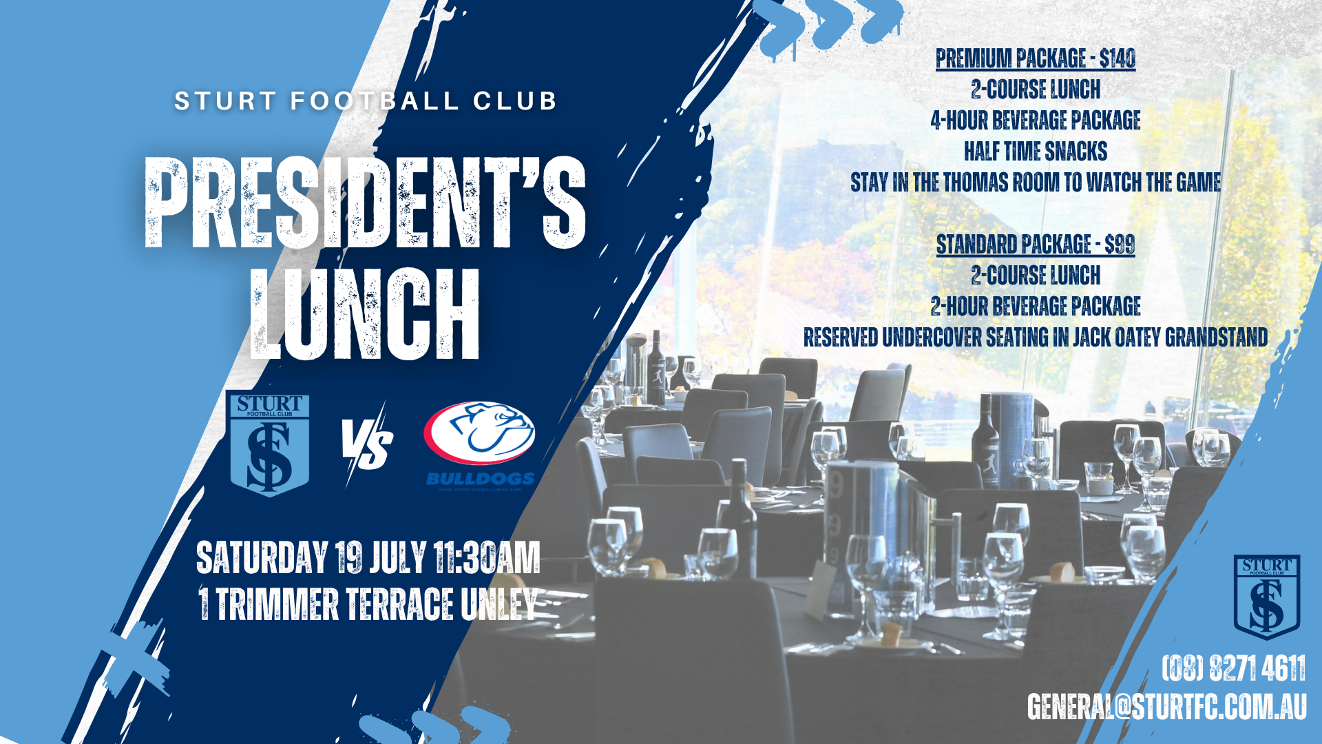 Sturt Events - Sturt Football Club