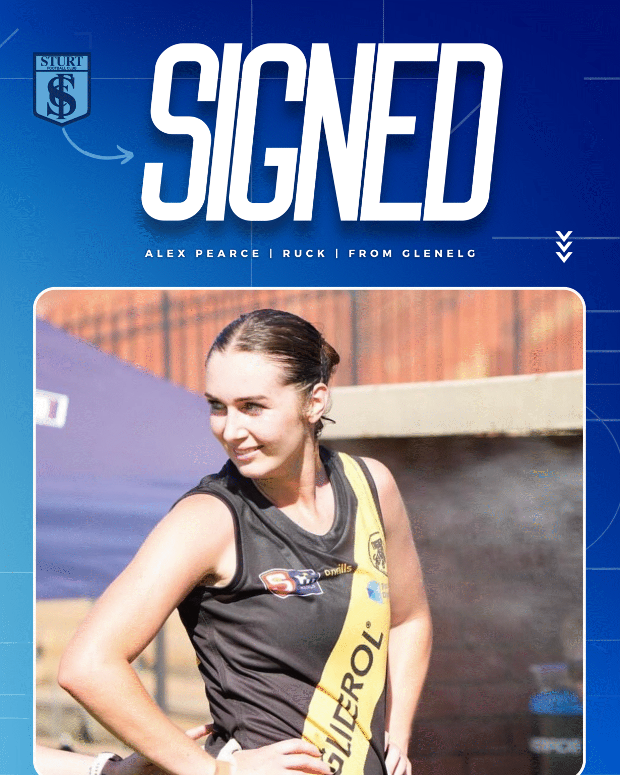 SANFLW Signed: Alex Pearce - Sturt Football Club
