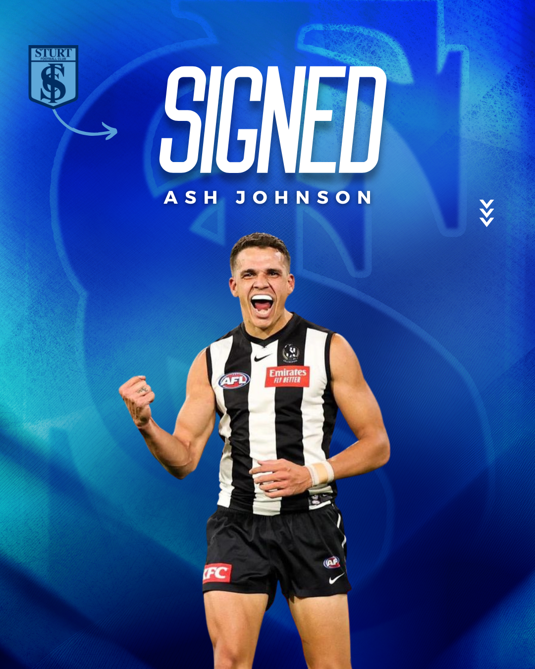 Signed: Ash Johnson - Sturt Football Club